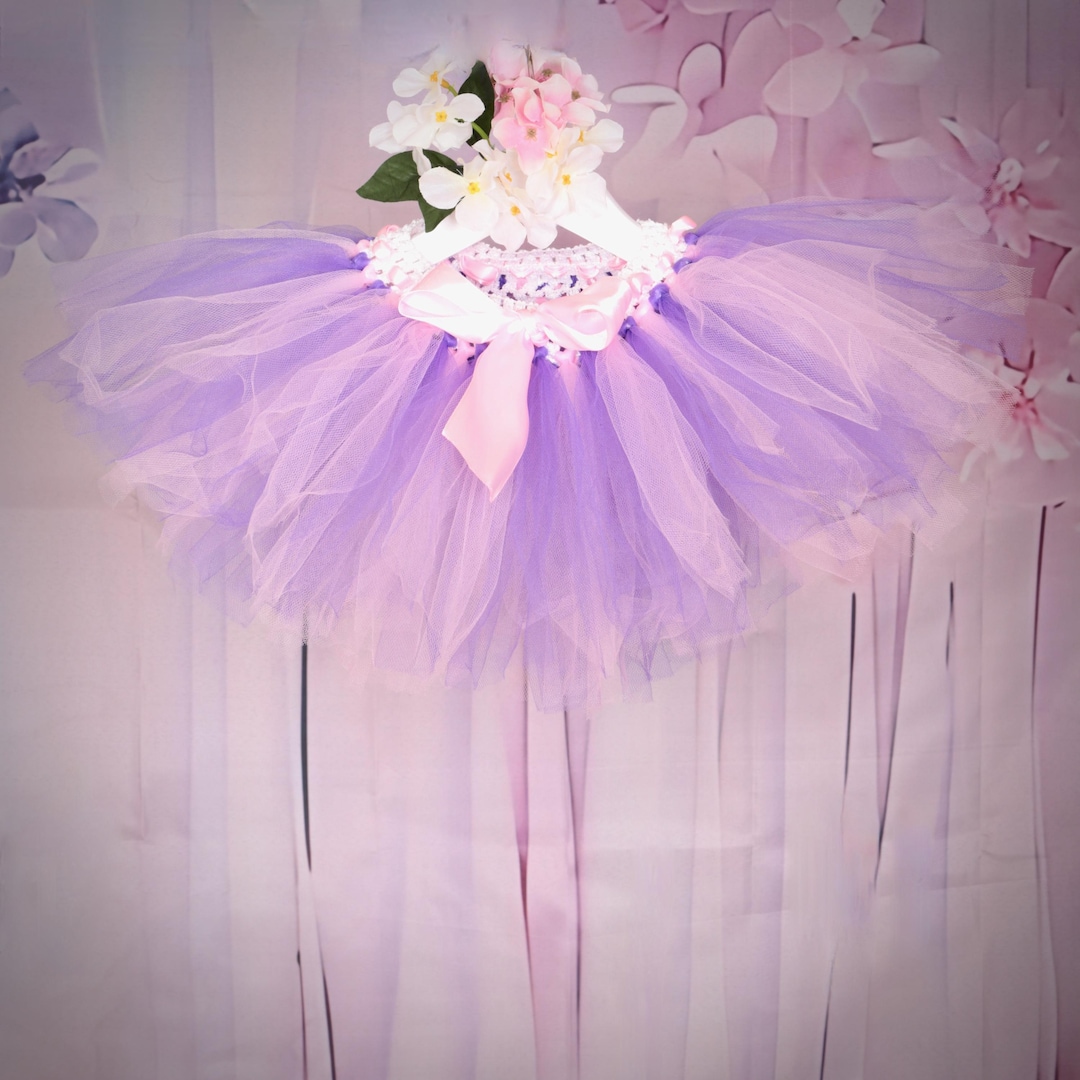 Tutu Pink and Purple Fluffy Handmade Tutus for Children. Cake Smash ...