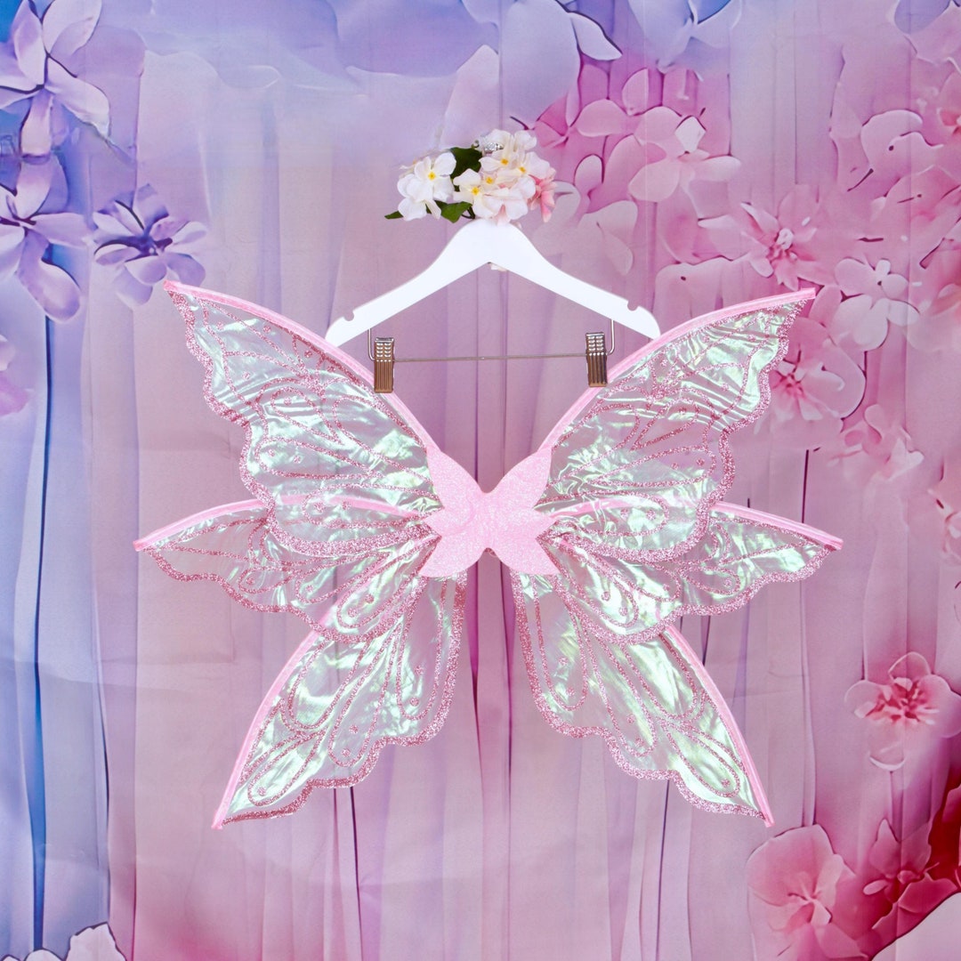 Pink Fairy Belle Wings, Iridescent Organza for Adults and Children ...