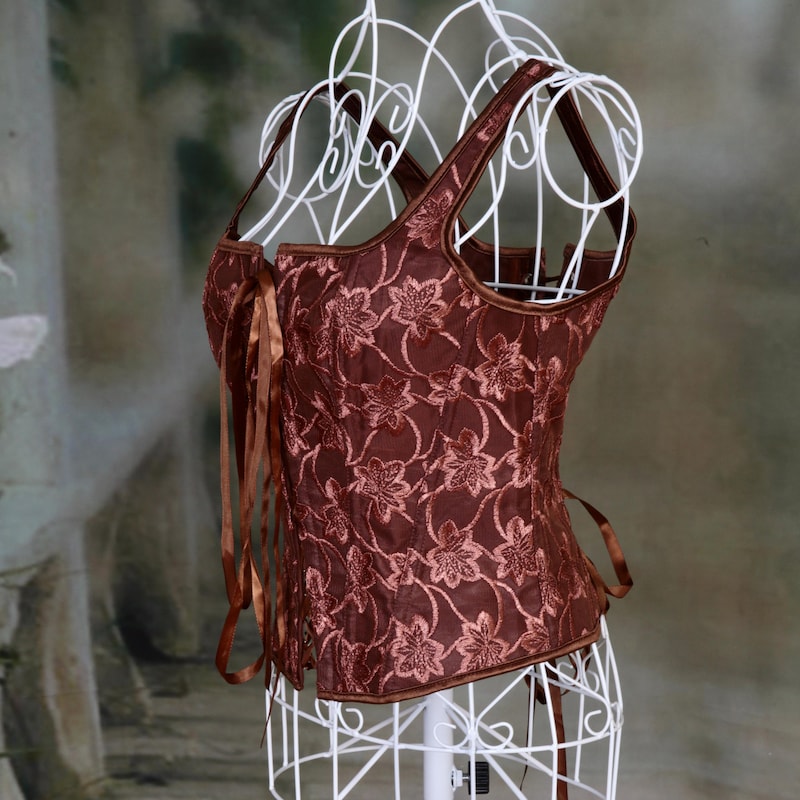 Medieval Print Corset - Etsy UK