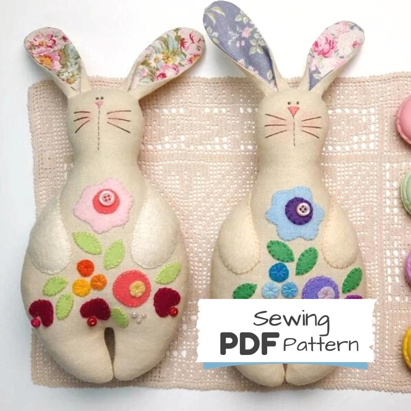 Bunny Patterns to Sew - Etsy