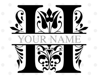 Letter h svg | Etsy