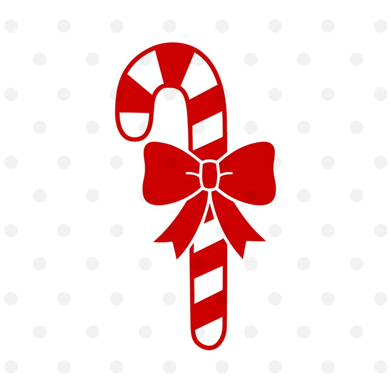 Candy Cane SVG PNG Dxf File Vinyl Cutting File Christmas | Etsy