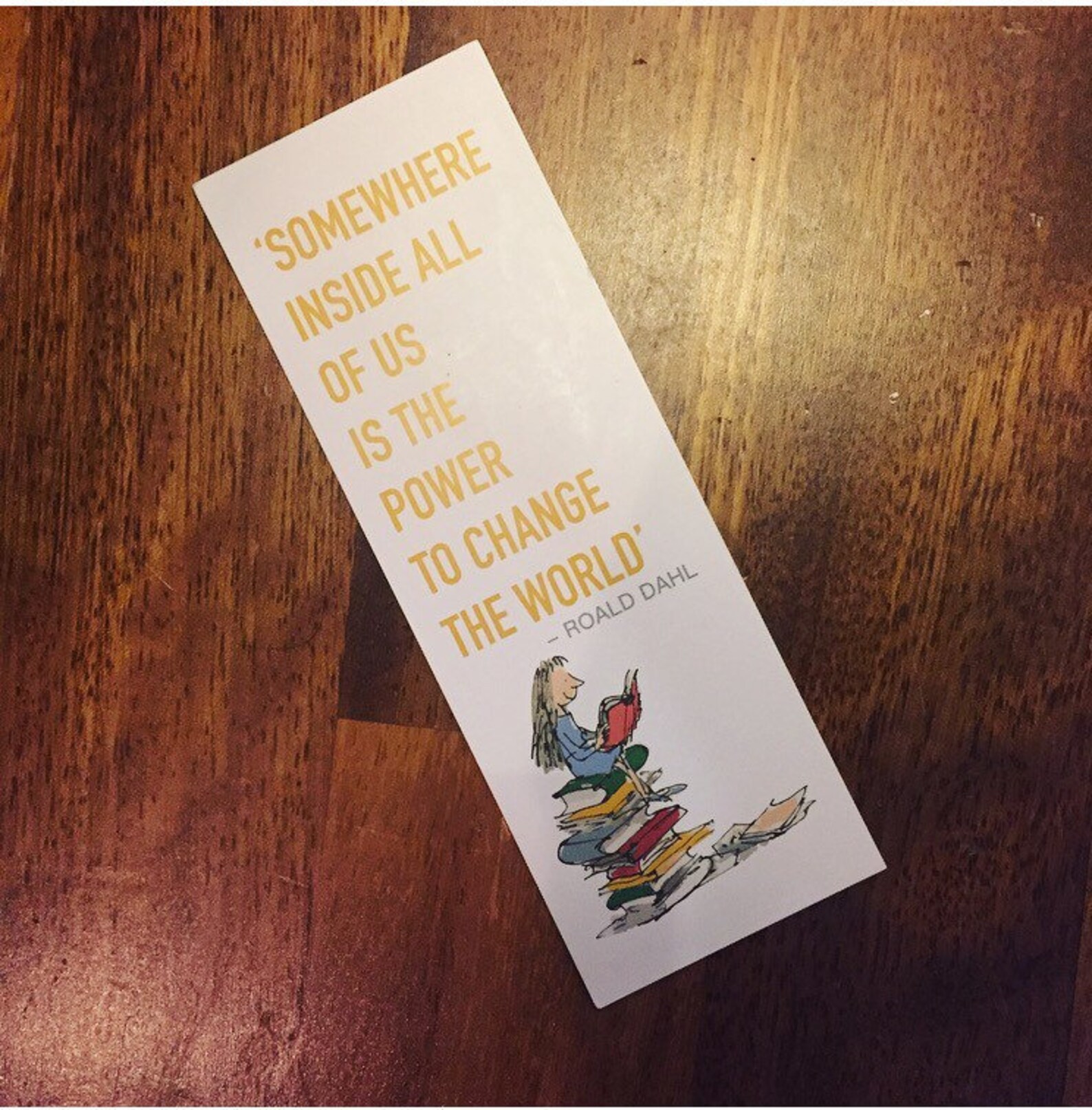 Roald Dahl Matilda Bookmark - Etsy