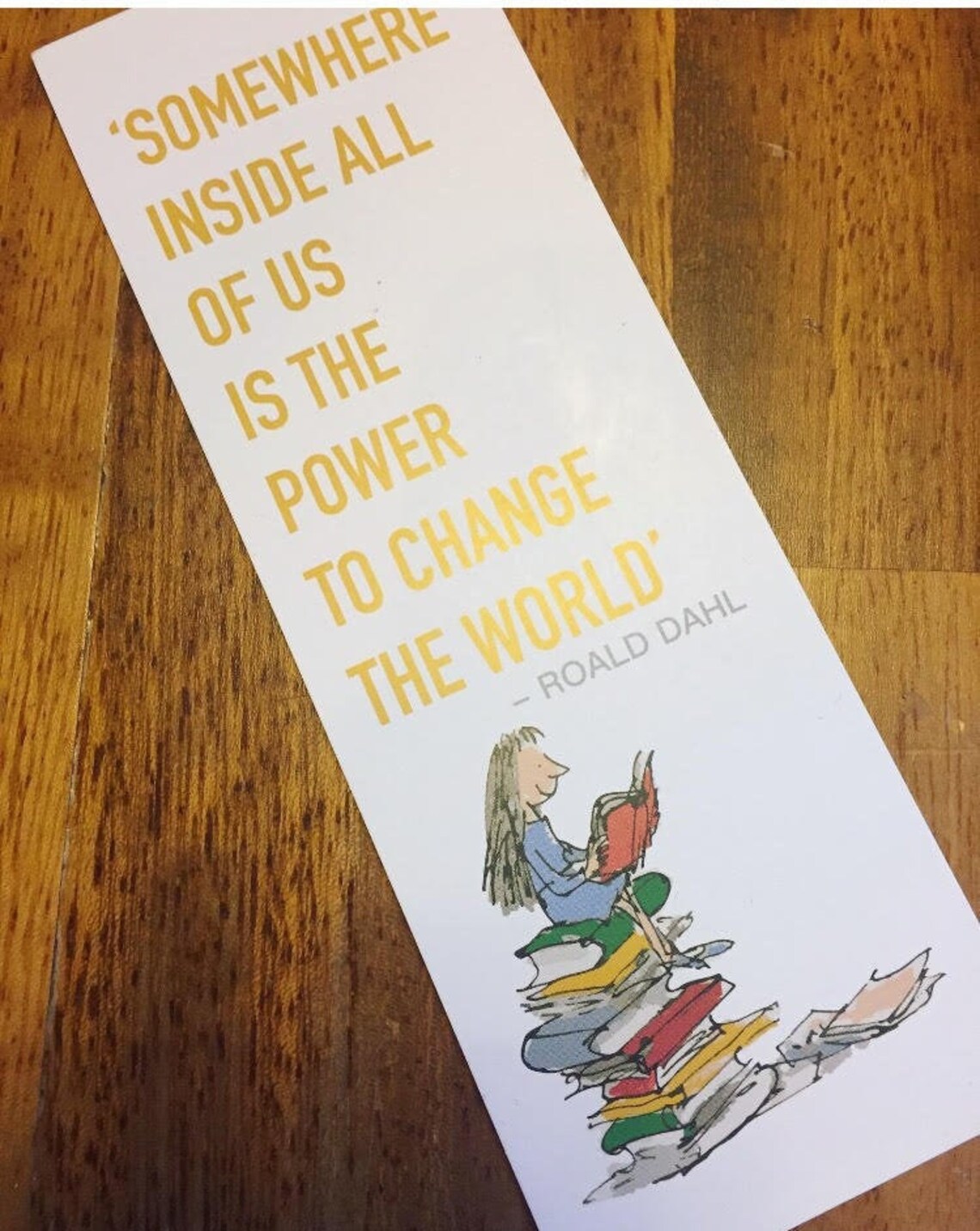 Roald Dahl Matilda Bookmark | Etsy