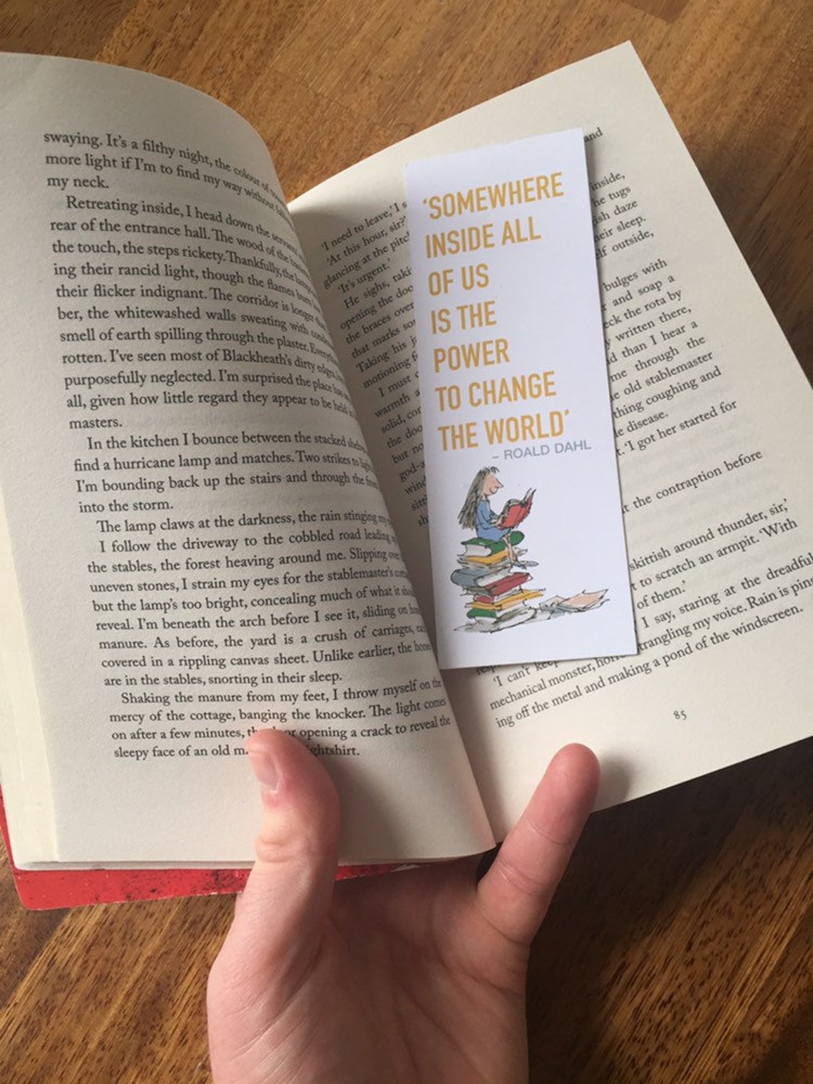 Roald Dahl Matilda Bookmark | Etsy