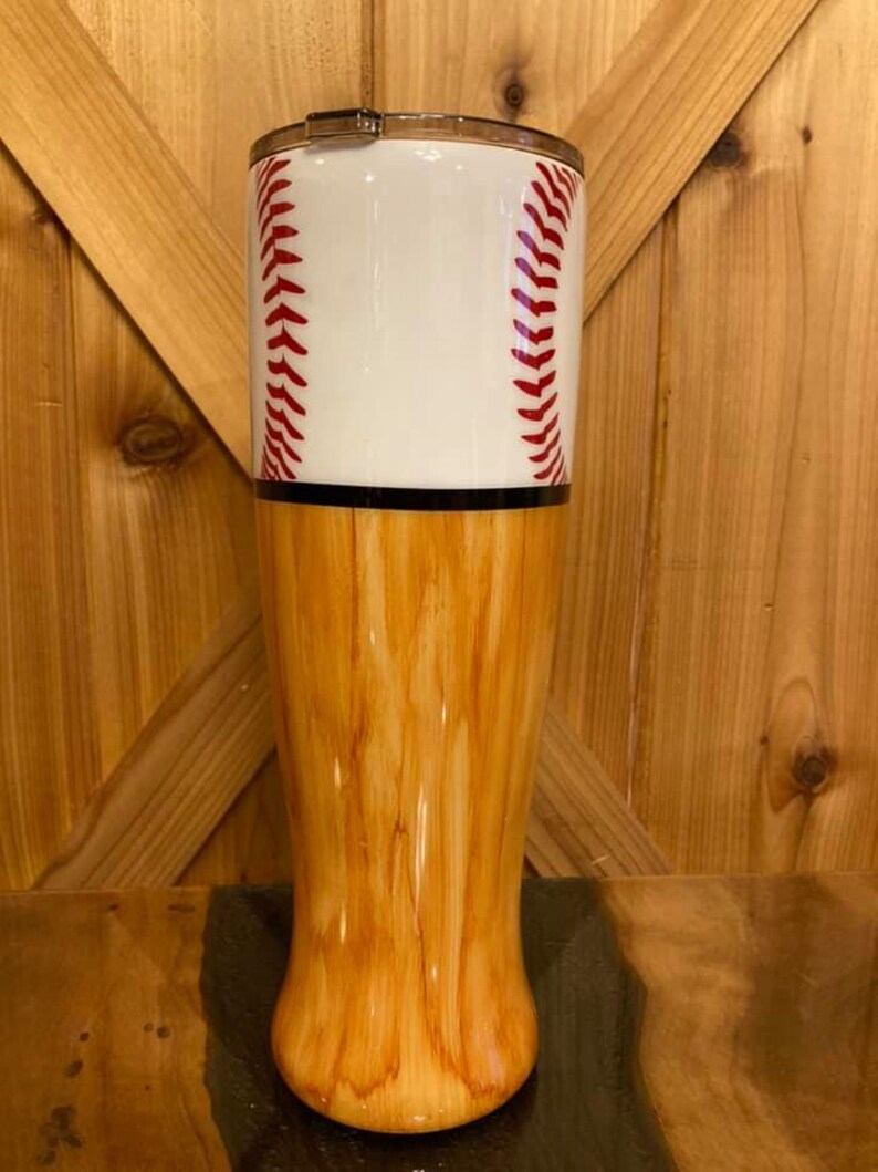 Baseball Bat and Ball 30oz Pint Tumbler - Etsy
