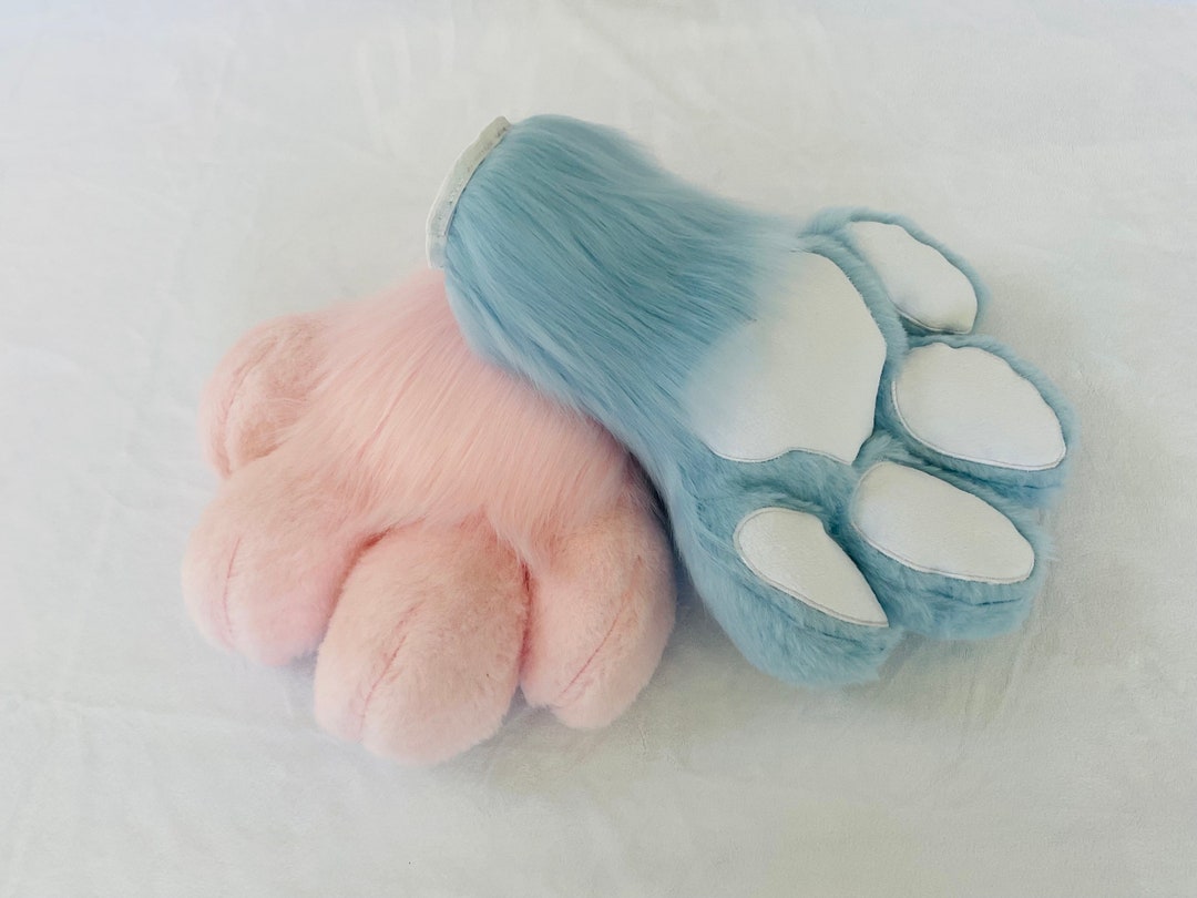 Fluffy Puffy Hand Paws - Canine/feline Fursuit Paws - Etsy