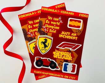 Charles Leclerc Formula 1 Sticker Leclerc Decals Formula 1 Sticker F1 ...