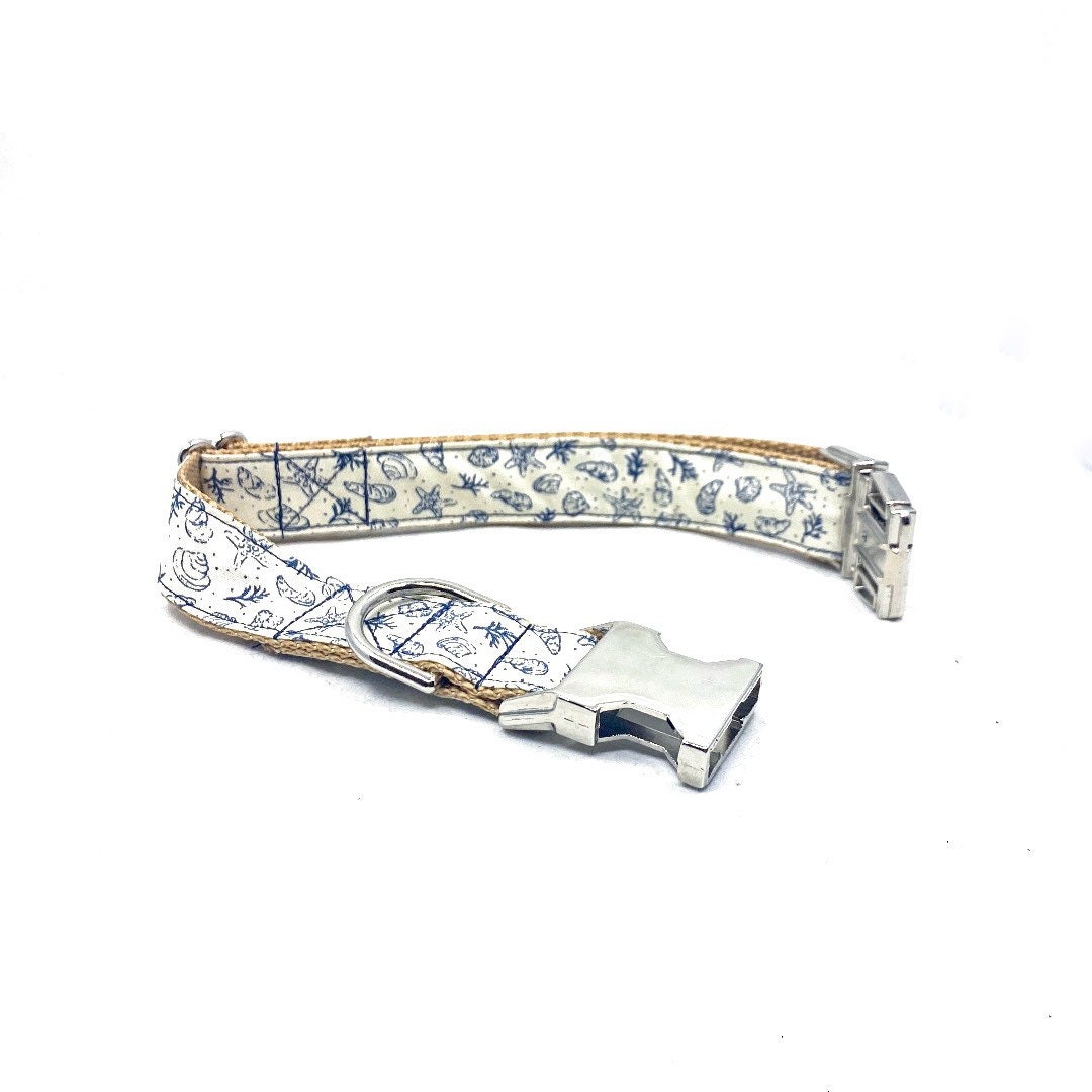 Sea Shell Dog Collar Summer Dog Collar Beach Preppy Collar - Etsy