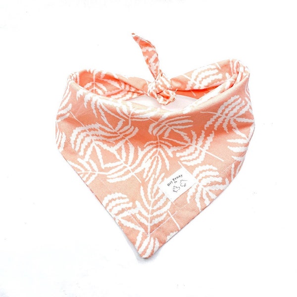 Peach Dog Bandana - Etsy