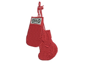 BOXING GLOVES Applique 4x4 5x7 Machine Embroidery Design File INSTANT ...