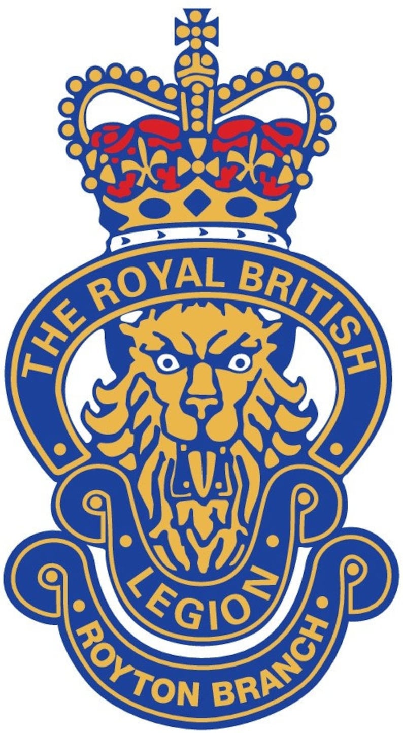 Machine Embroidery Design Royal British Legion Crest Armed - Etsy