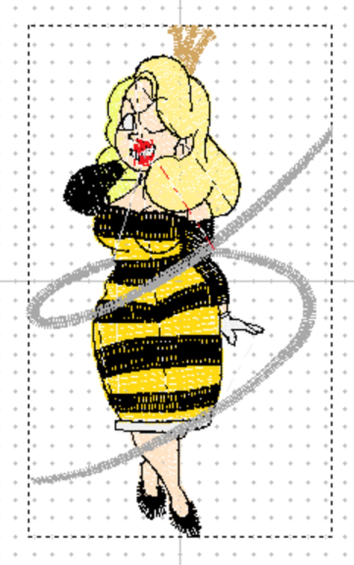 Manchester Bee Worker Queen Bee Mancunian Manc Avatar Cartoon | Etsy