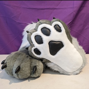 Fursuit Foot Paw Pattern and Tutorial With Lining +CLAWS! - Etsy