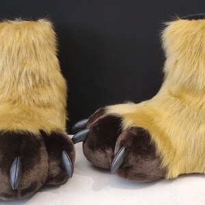Fursuit Foot Paw Pattern and Tutorial With Lining +CLAWS! - Etsy