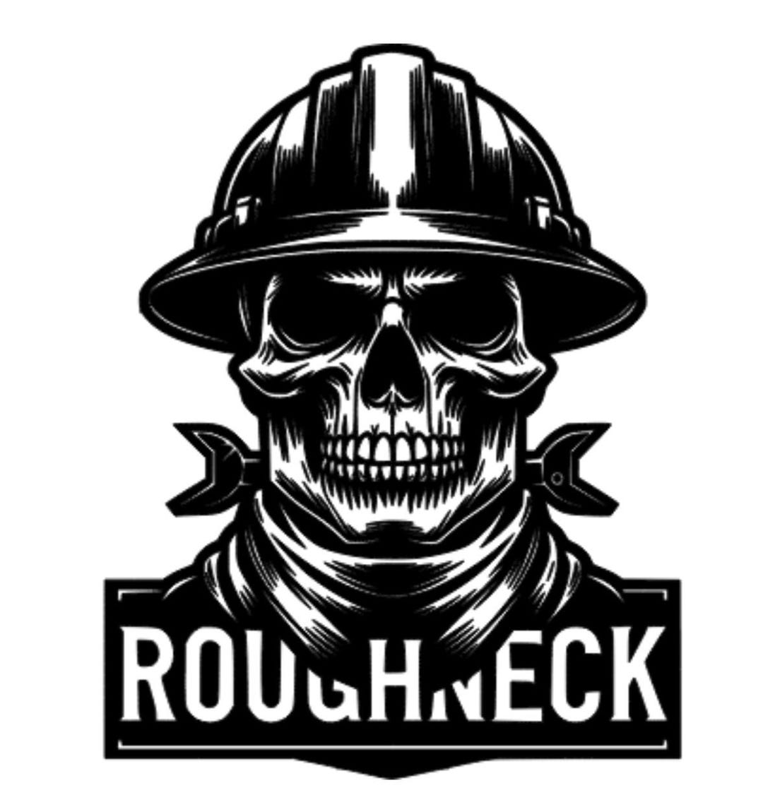 Roughneck Skull Oilfield Gas Well Blue Collar Vinyl Car/window Decal - Etsy