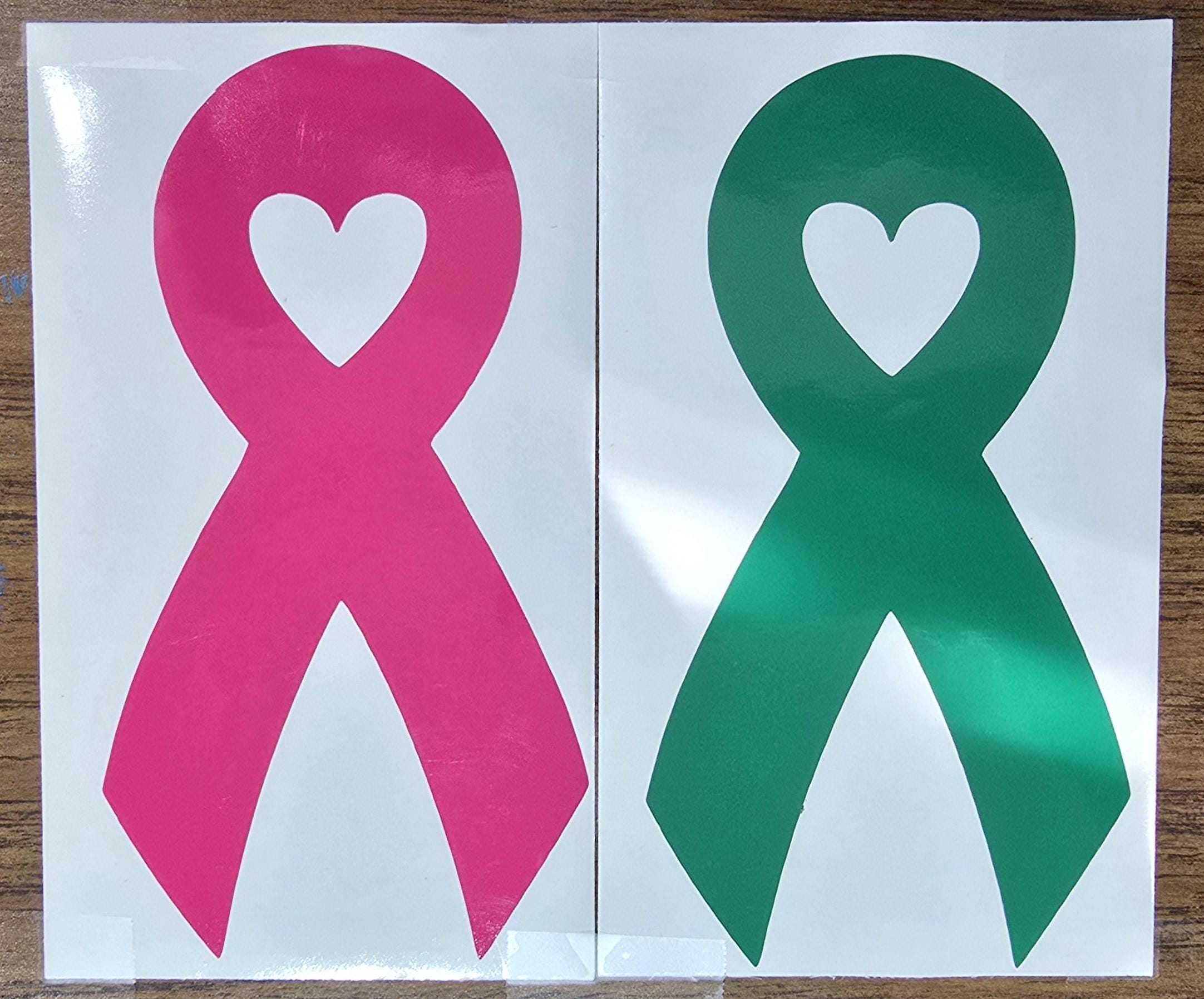 Cancer Ribbon Vinyl Car Decal - Etsy