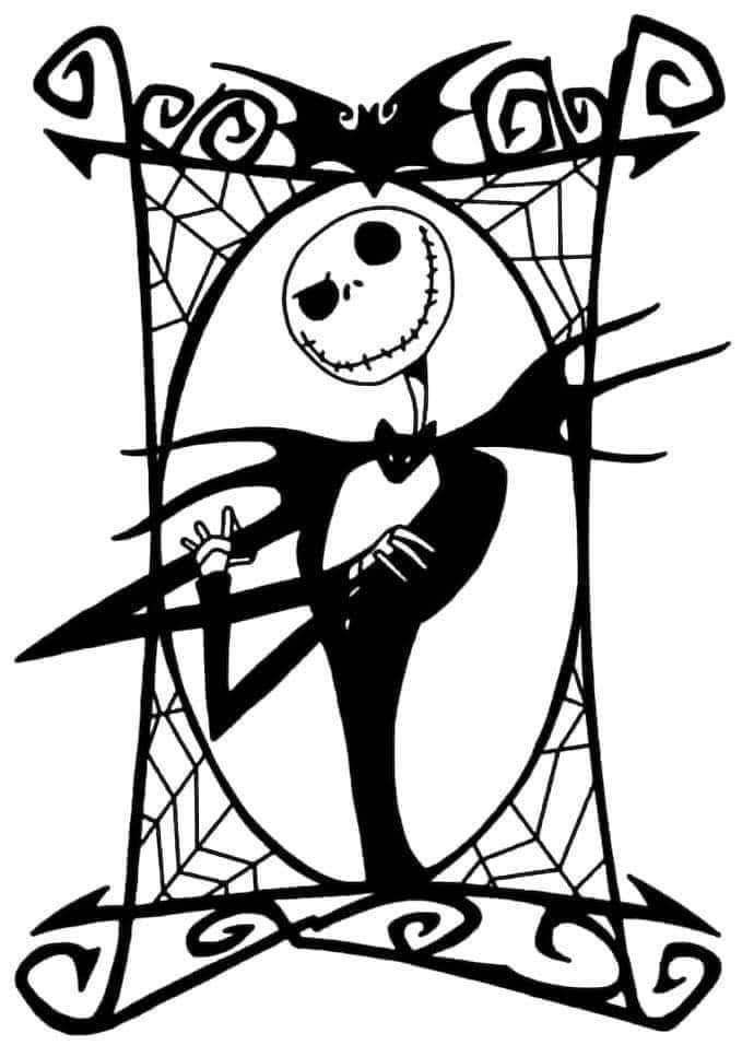 Jack Skellington Portrait Car Decal - Etsy