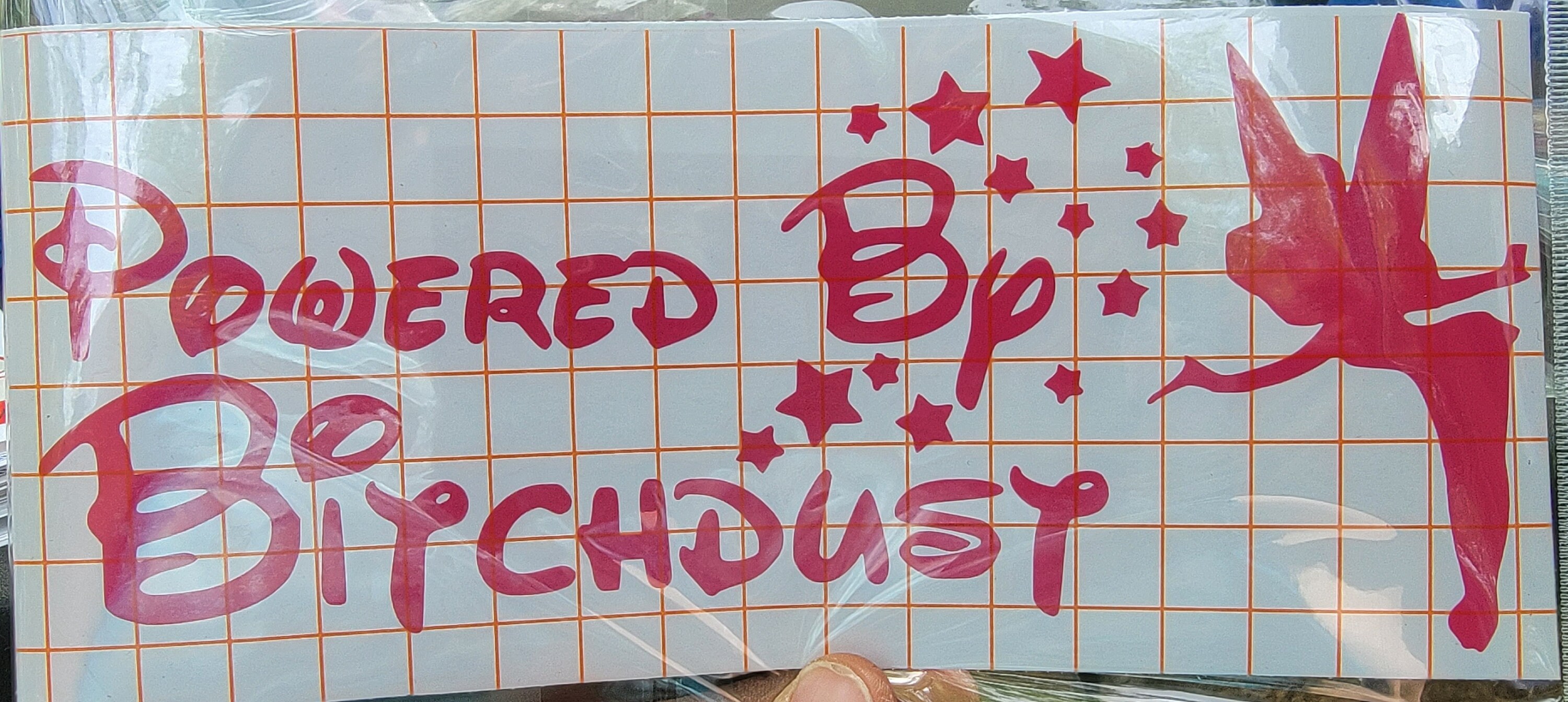 Powered by Bitchdust Car Decal - Etsy
