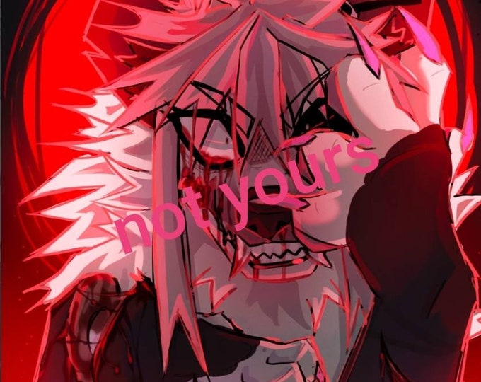 Character Adopt Demon Wolf Fursona Furry Art Zombie Artwork Commission ...