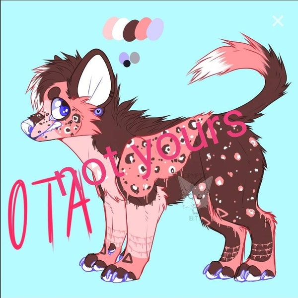 Furry African Wild Dog Adopt - Etsy