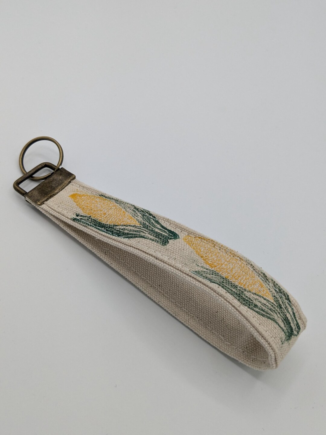 Corn Block Printed Key Fob Wristlet - Etsy