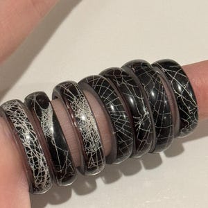 Real Preserved Spider Web Rings - Etsy