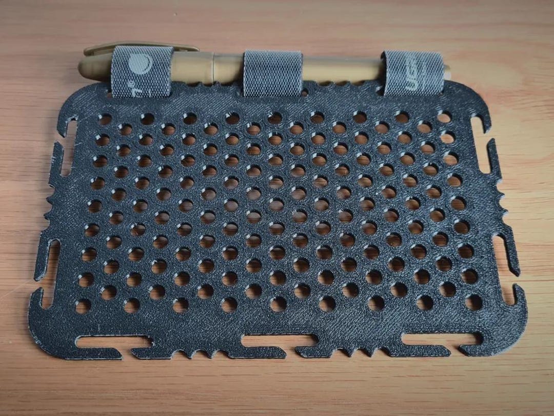 3D Rigid Molle Panel (2 Pack) – Customizable Tactical Storage Solution ...