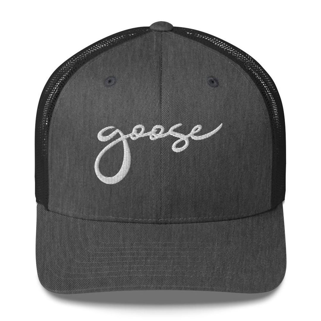 Goose Embroidered Trucker Cap Goose Merch Goose Band, Duck, Wildlife ...