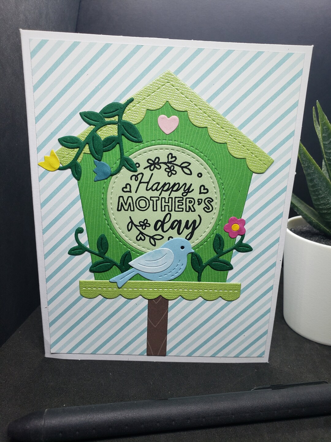 Happy Mother's Day Birdhouse Card - Etsy