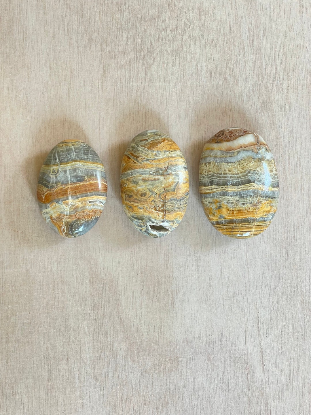 Bumblebee Jasper Palm A Bumblebee Jasper Gemstone Crystal Palm Stone - Etsy