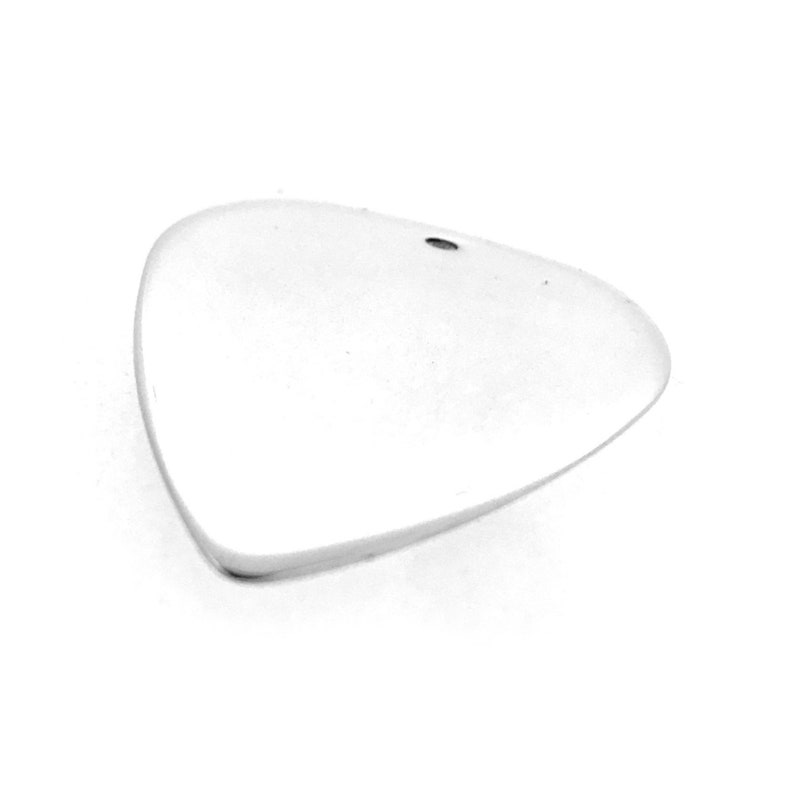 Sterling Silver Guitar Pick Plectrum - Etsy UK