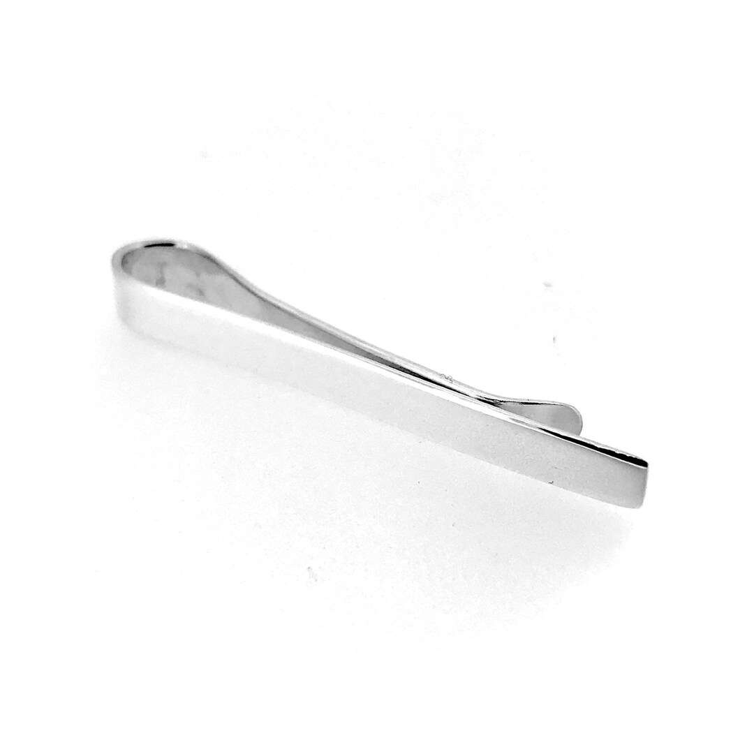 Sterling Silver Tie Clip 5mm Hallmarked Tie Slide - Etsy