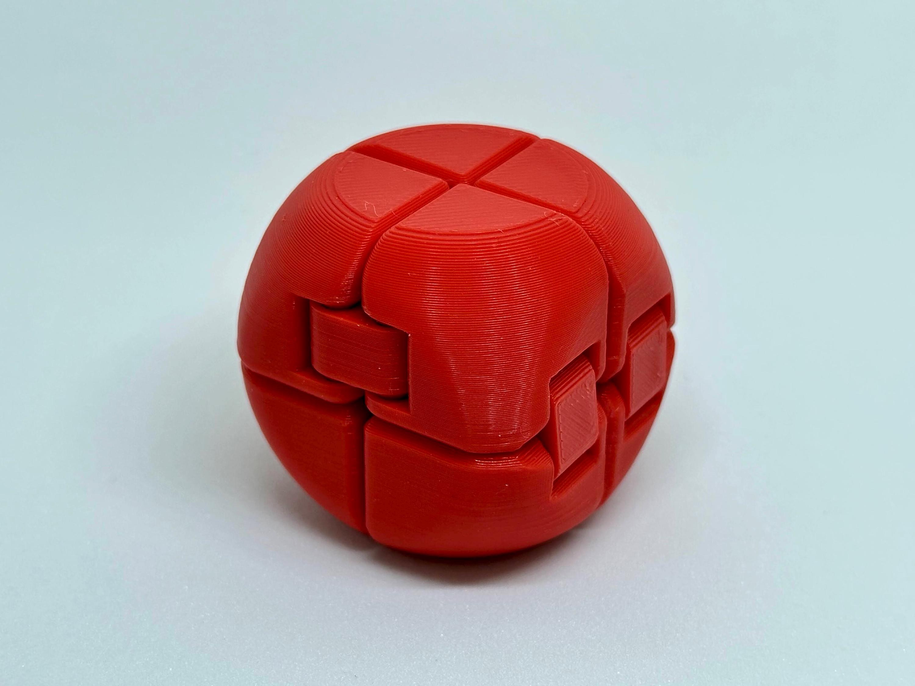 Fidget Cube | ROUND | 3D Printed Infinity Toy | Stress Relief Gift ...