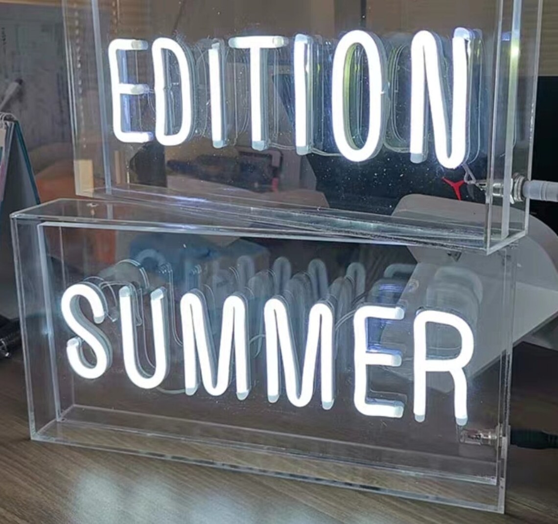 Portable Neon Box Custom Made Handmade Neon Sign - Etsy