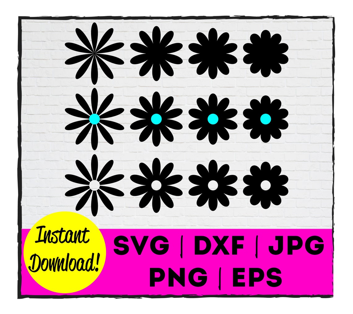 Flower Shape Files | Flower SVG | Flower Shapes | Flower Clipart | 10 ...