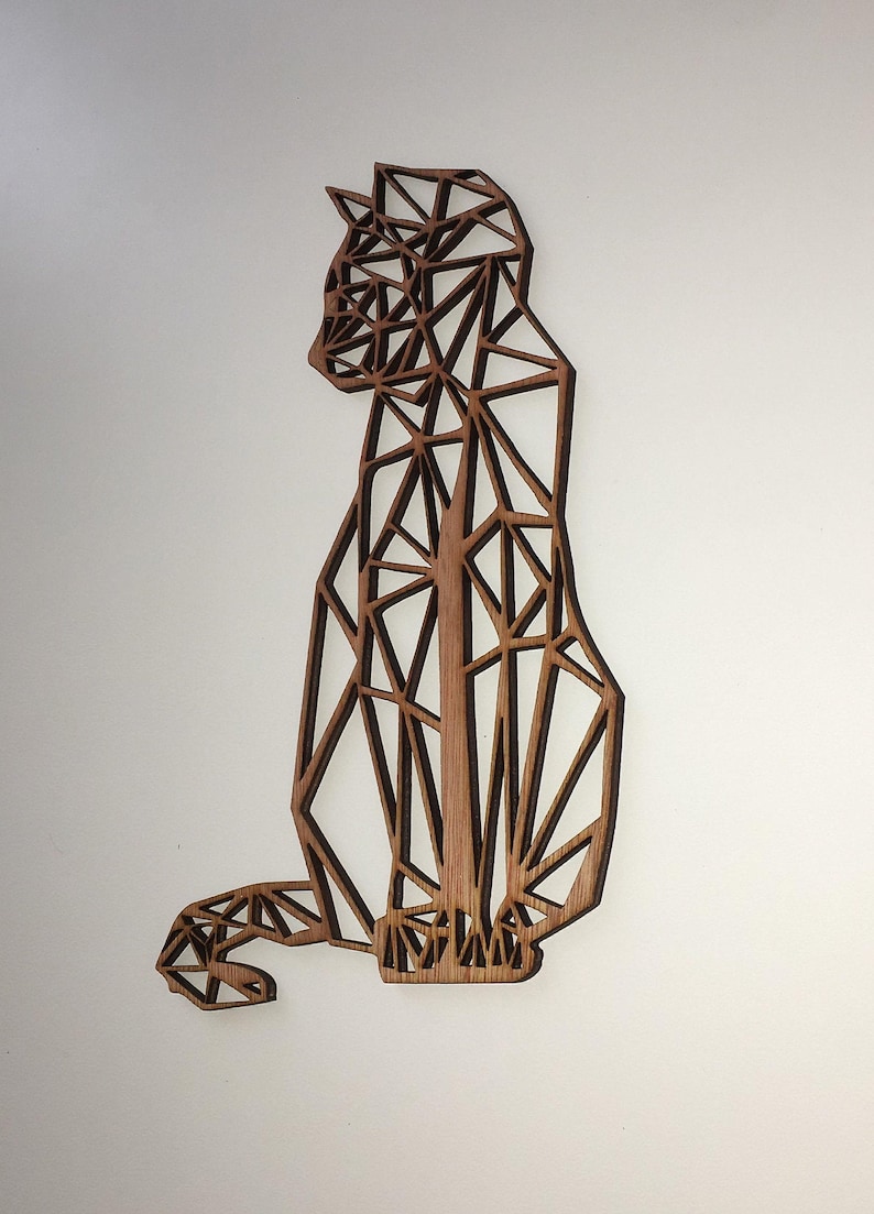 Chat, cat, laser cut files, laser cut template, laser cut vector,cnc ...