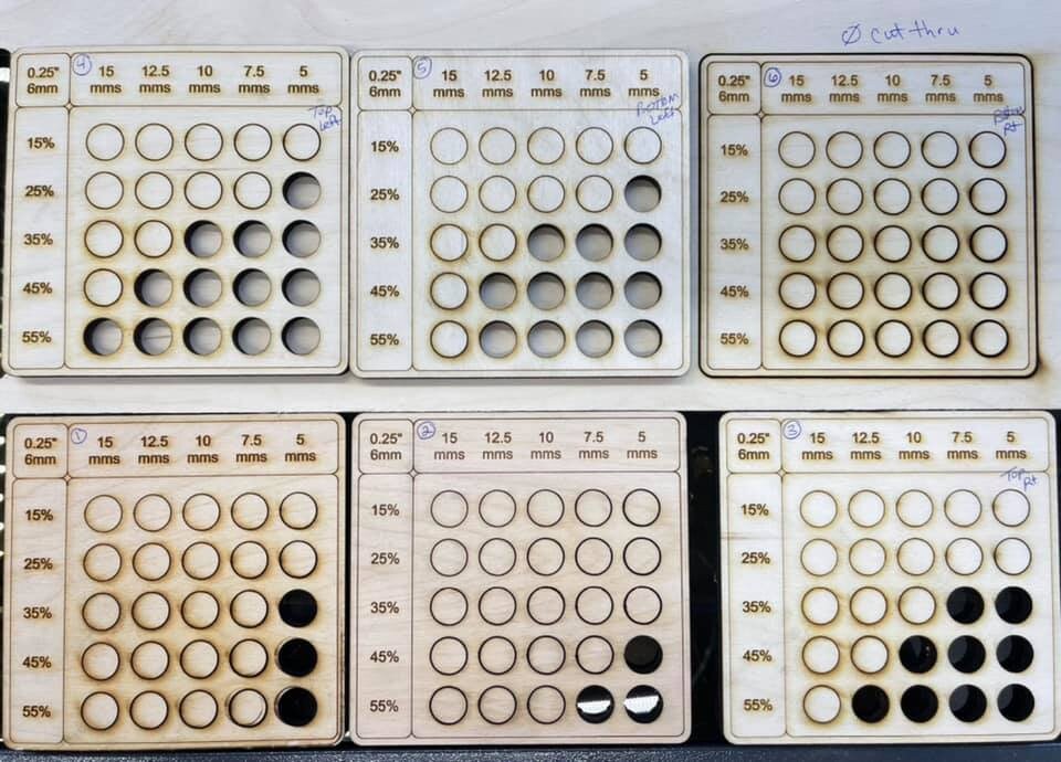 Universal Laser Test Files for Lightburn Package 5 Files - Etsy