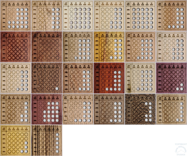 Universal Laser Test Files for Lightburn Package 5 Files - Etsy Australia