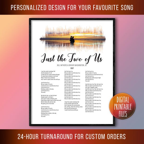 Just Us Two - Etsy