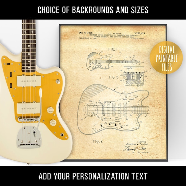 Vintage Fender Poster - Etsy