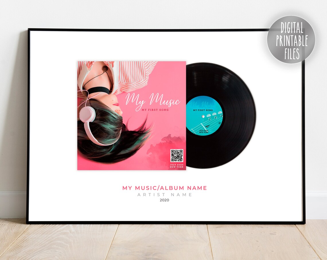 Your Music LP Album Cover and Record Photo Poster Printable - Etsy