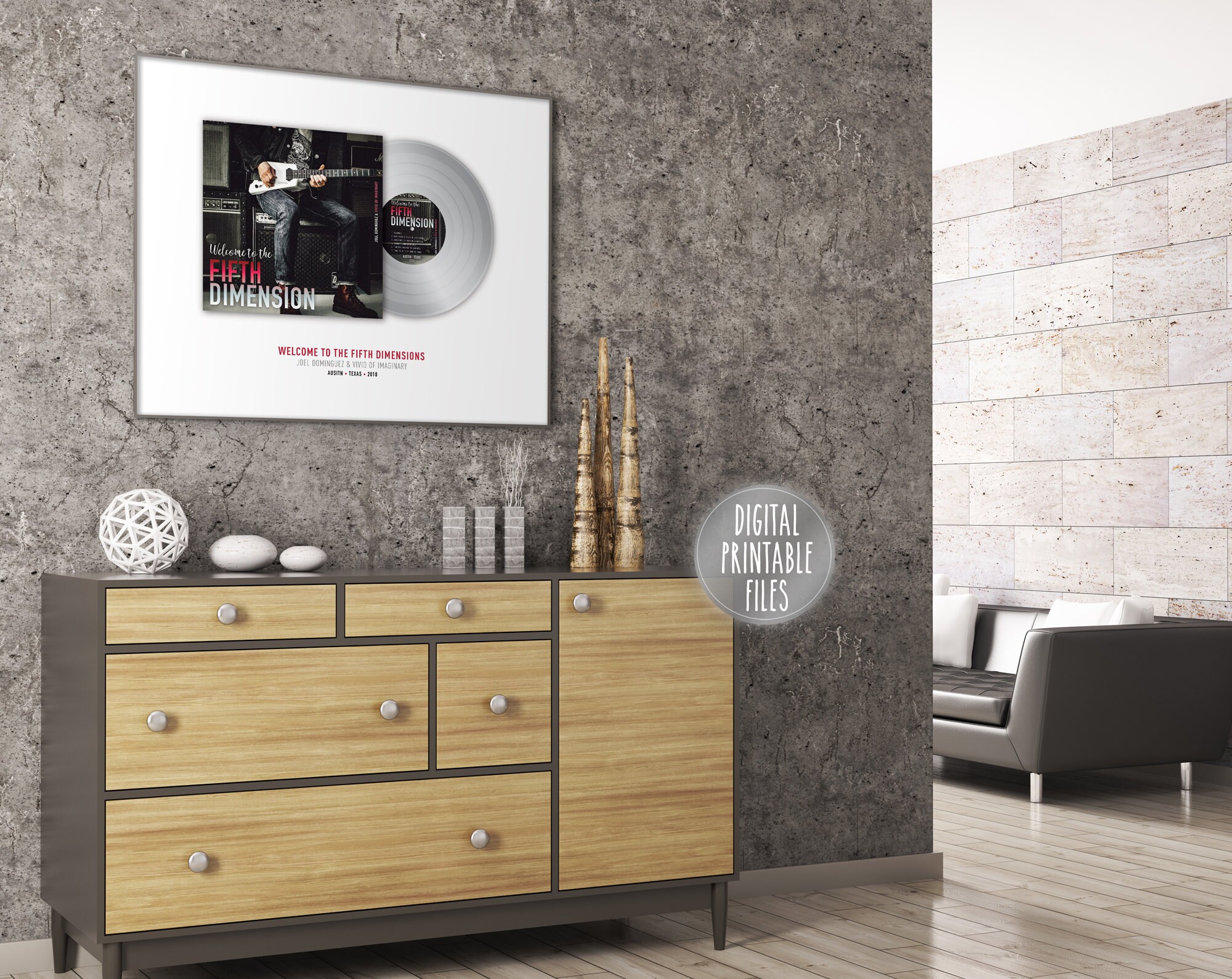 Your Music Silver LP Album Cover and Record Photo Poster | Etsy