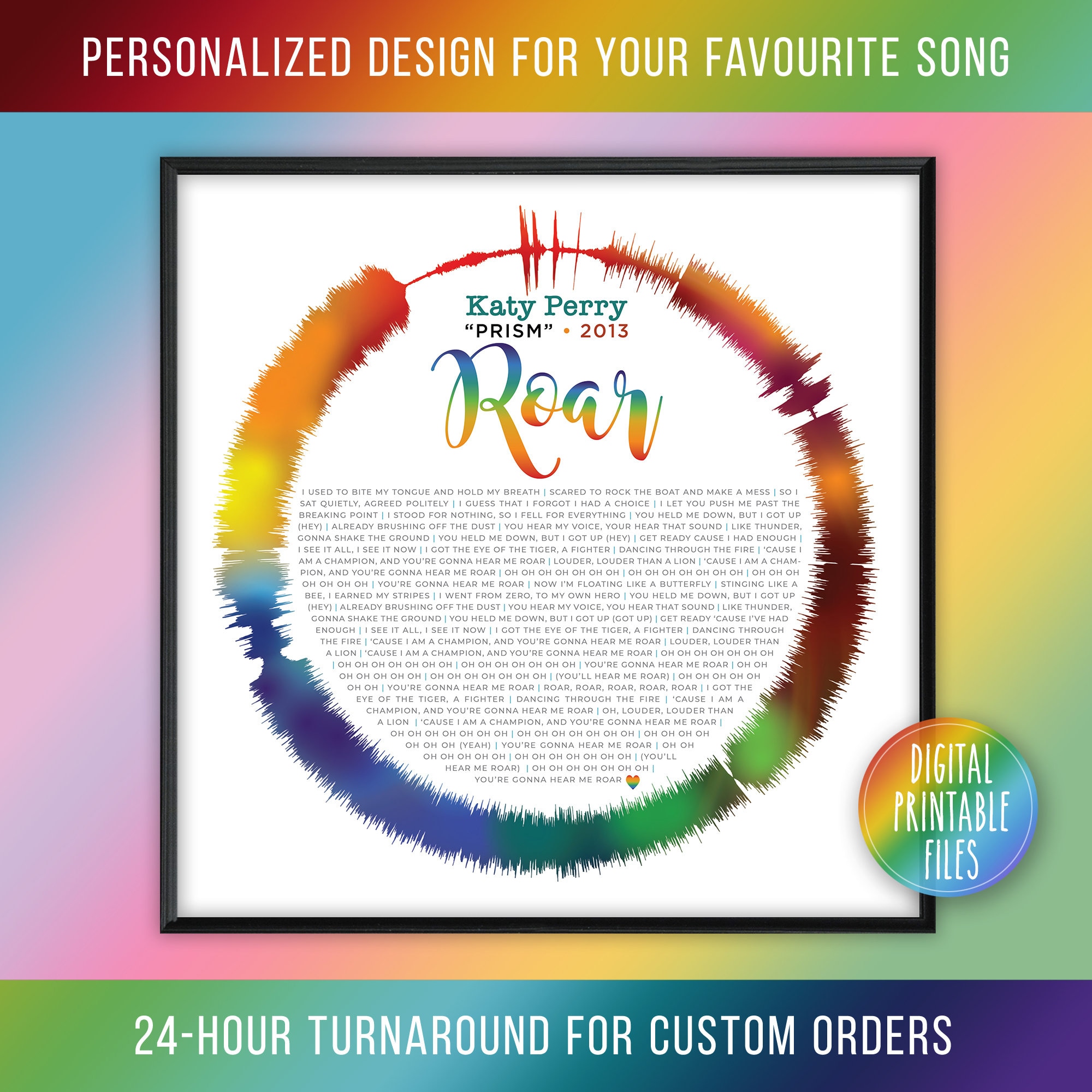 Roar Katy Perry Lyrics Drawing