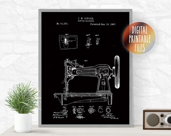 Singer Sewing Poster - Etsy