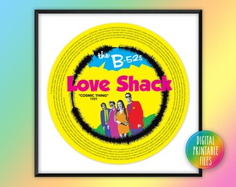 Love Shack Poster - Etsy