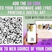 QR Code for Custom Sound Wave Printable Digital Art, Personalized ...