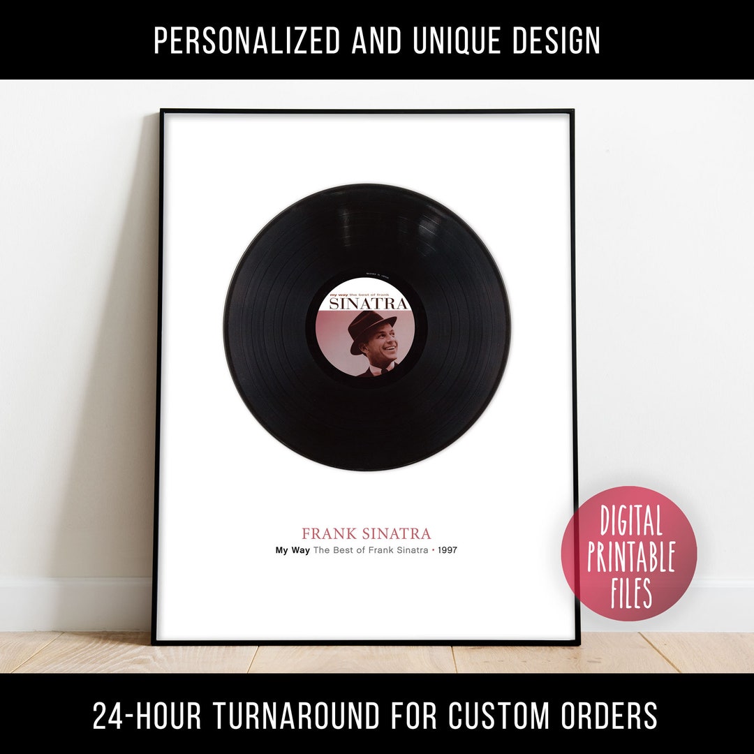 Vinyl Album LP Record Photo Poster, Printable Digital Files ...