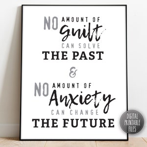 Inspirational Poster Digital Printable Art Guilt Past - Etsy