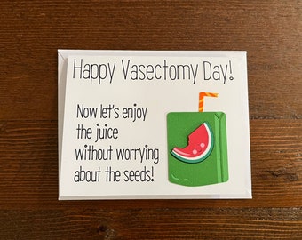 Vasectomy Day Card - Etsy